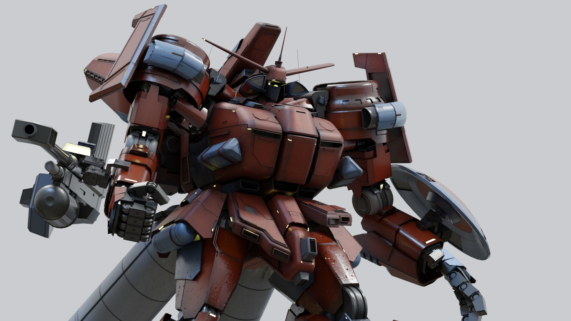 Heavy Assault Mech Model - TurboSquid 1659422