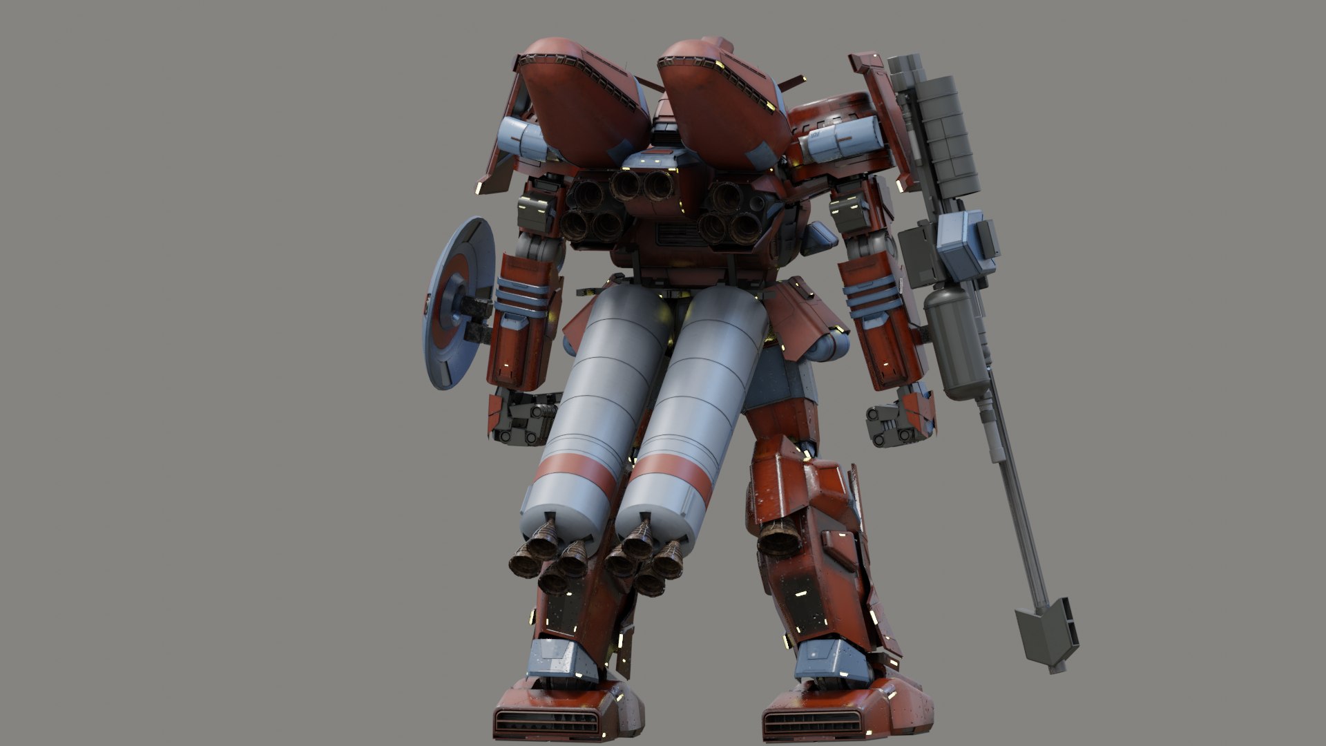 Heavy Assault Mech Model - TurboSquid 1659422