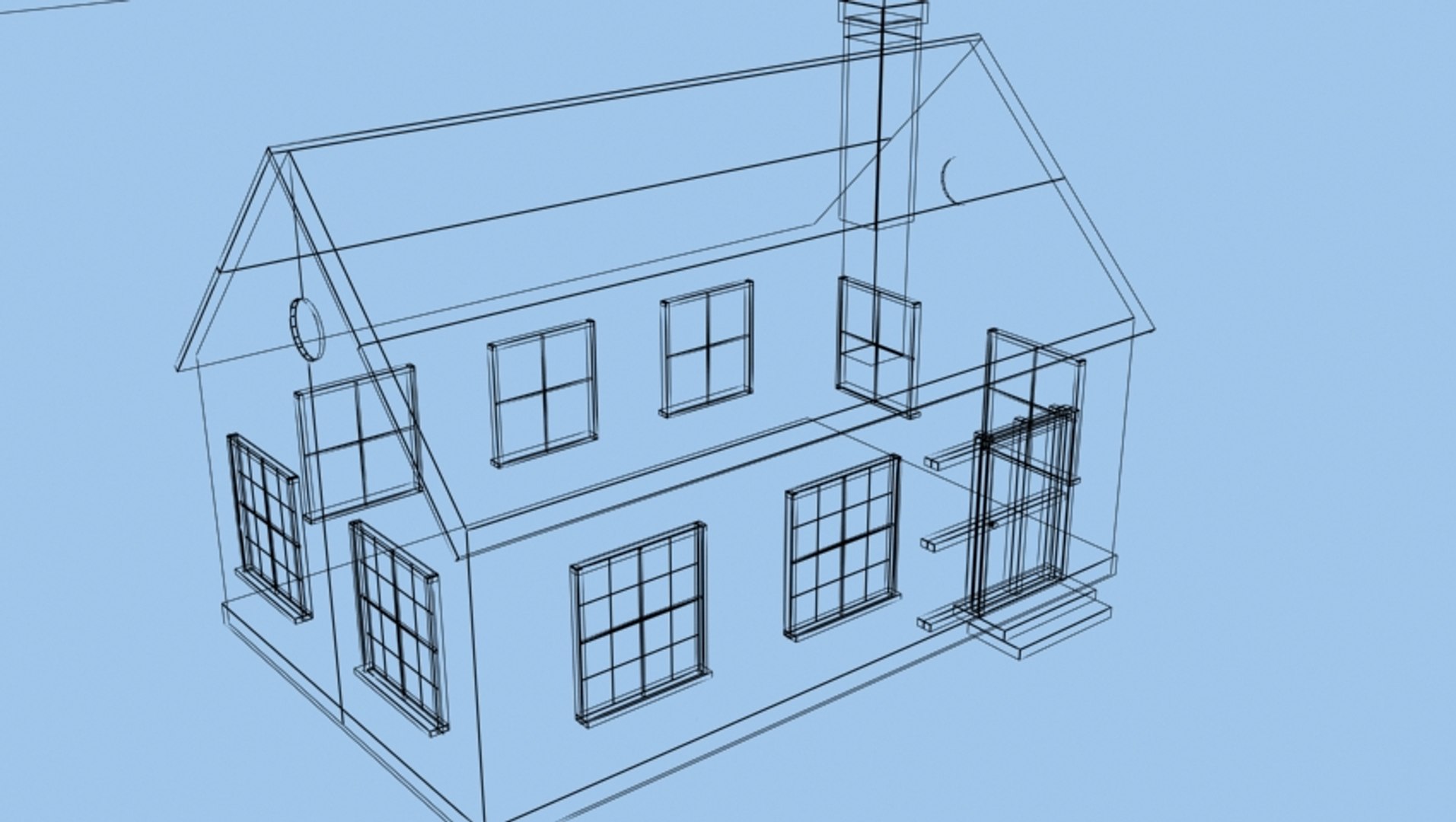 Simple Cartoon House Max