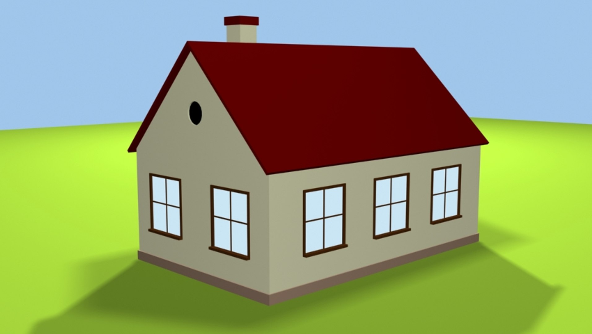 Simple Cartoon House Max