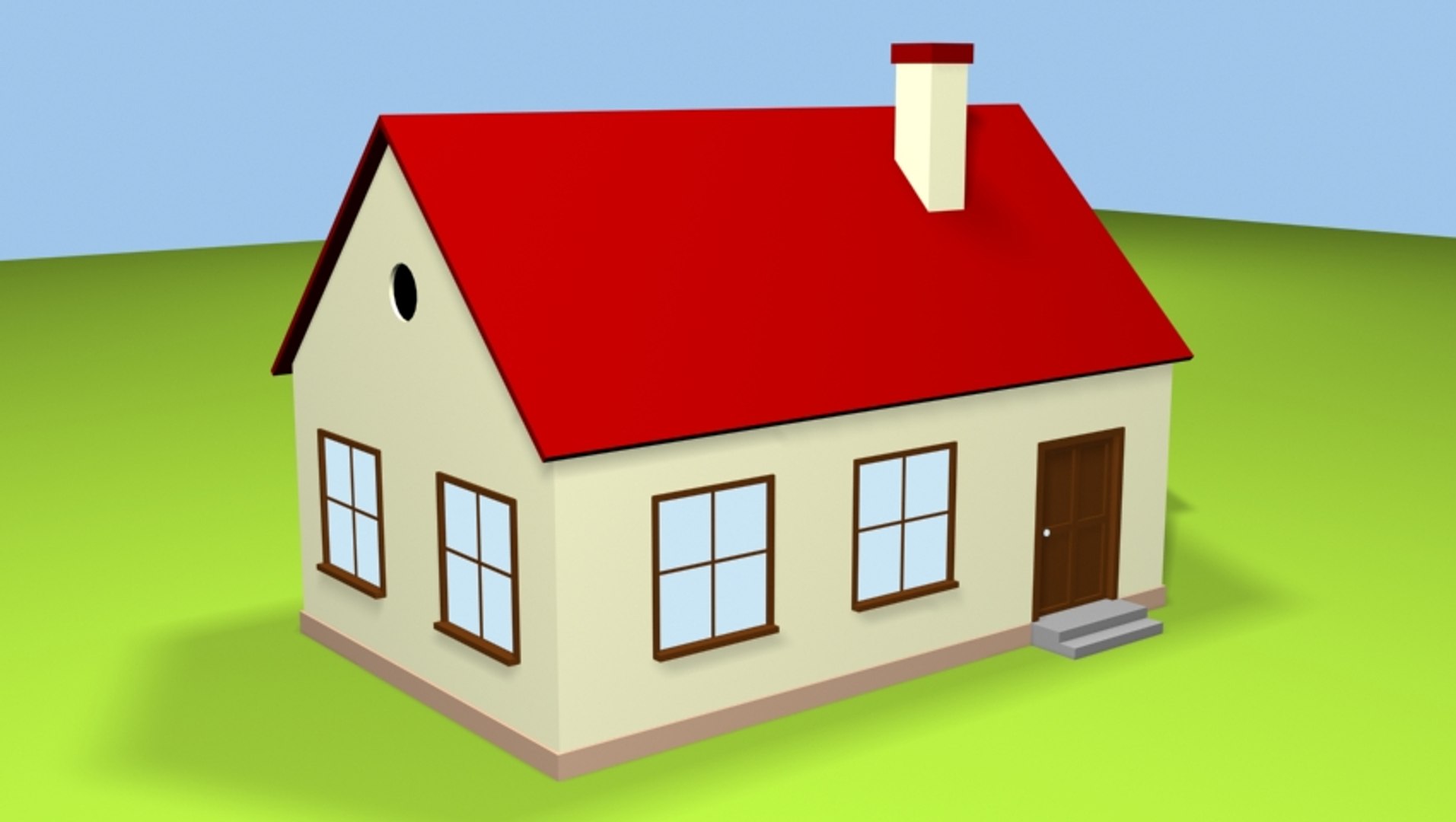 Simple Cartoon House Max