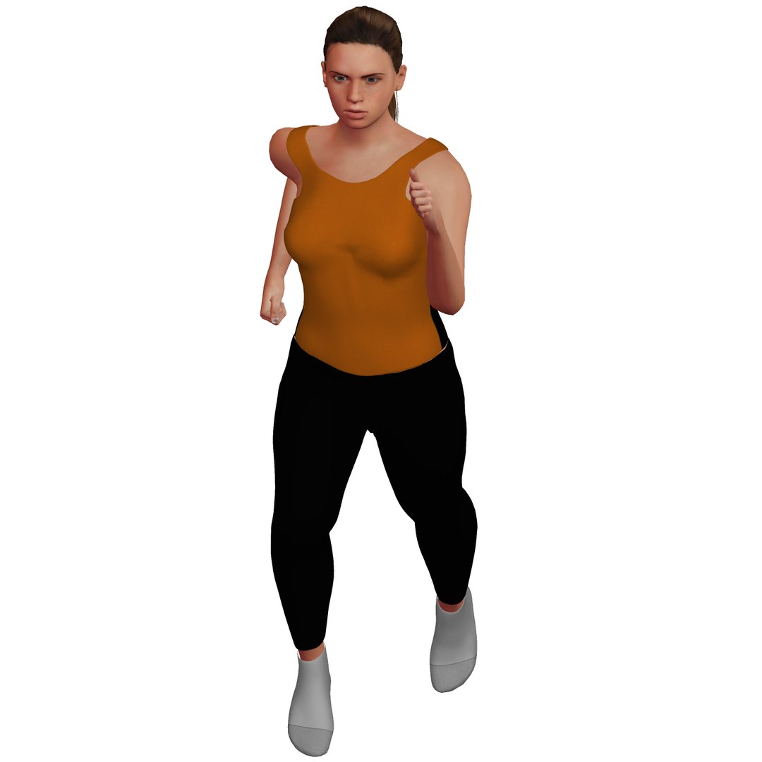 3D Model Caucasian Woman Rigged Character - TurboSquid 1638784