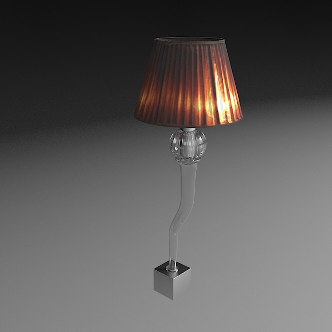 3d model wall lamp