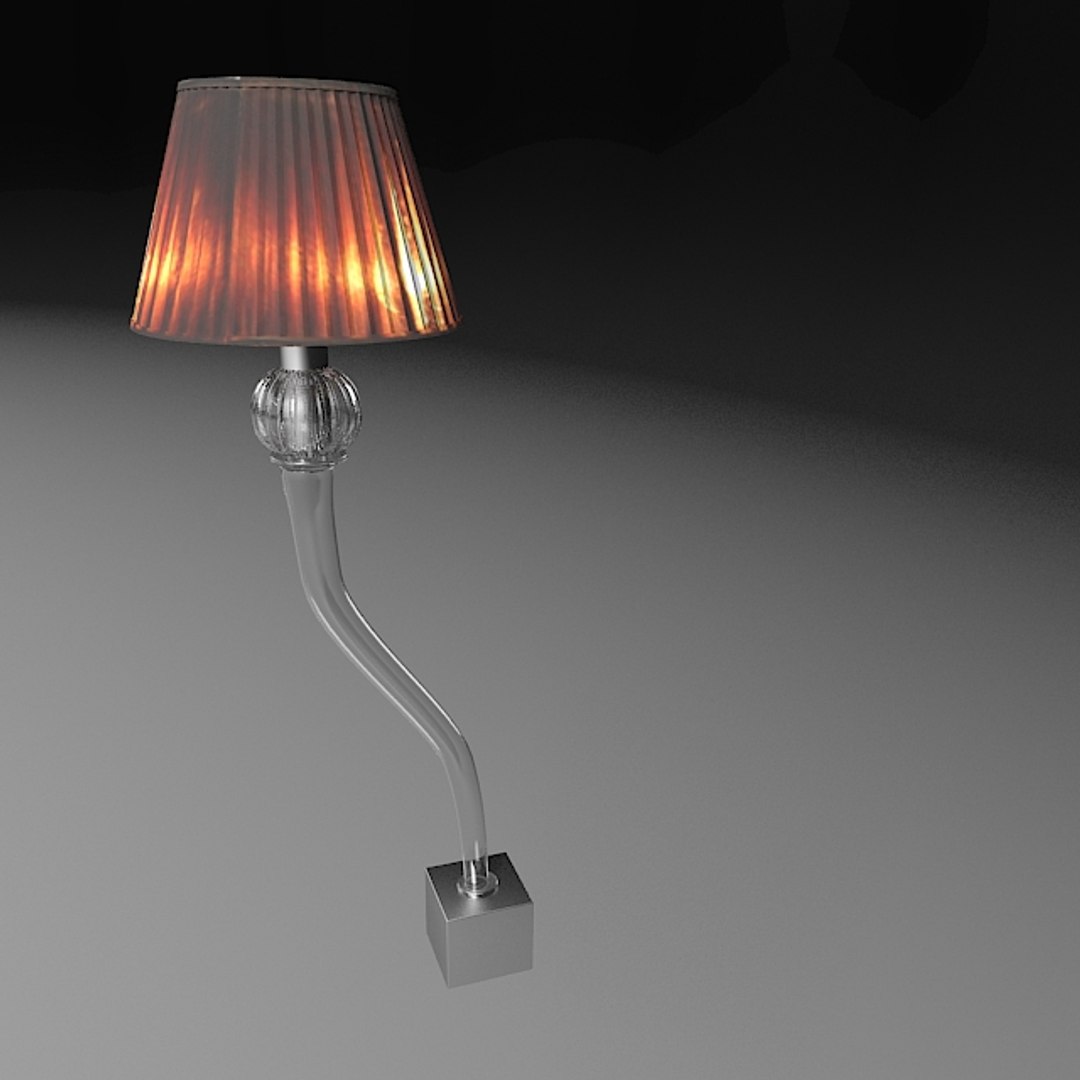 3d model wall lamp