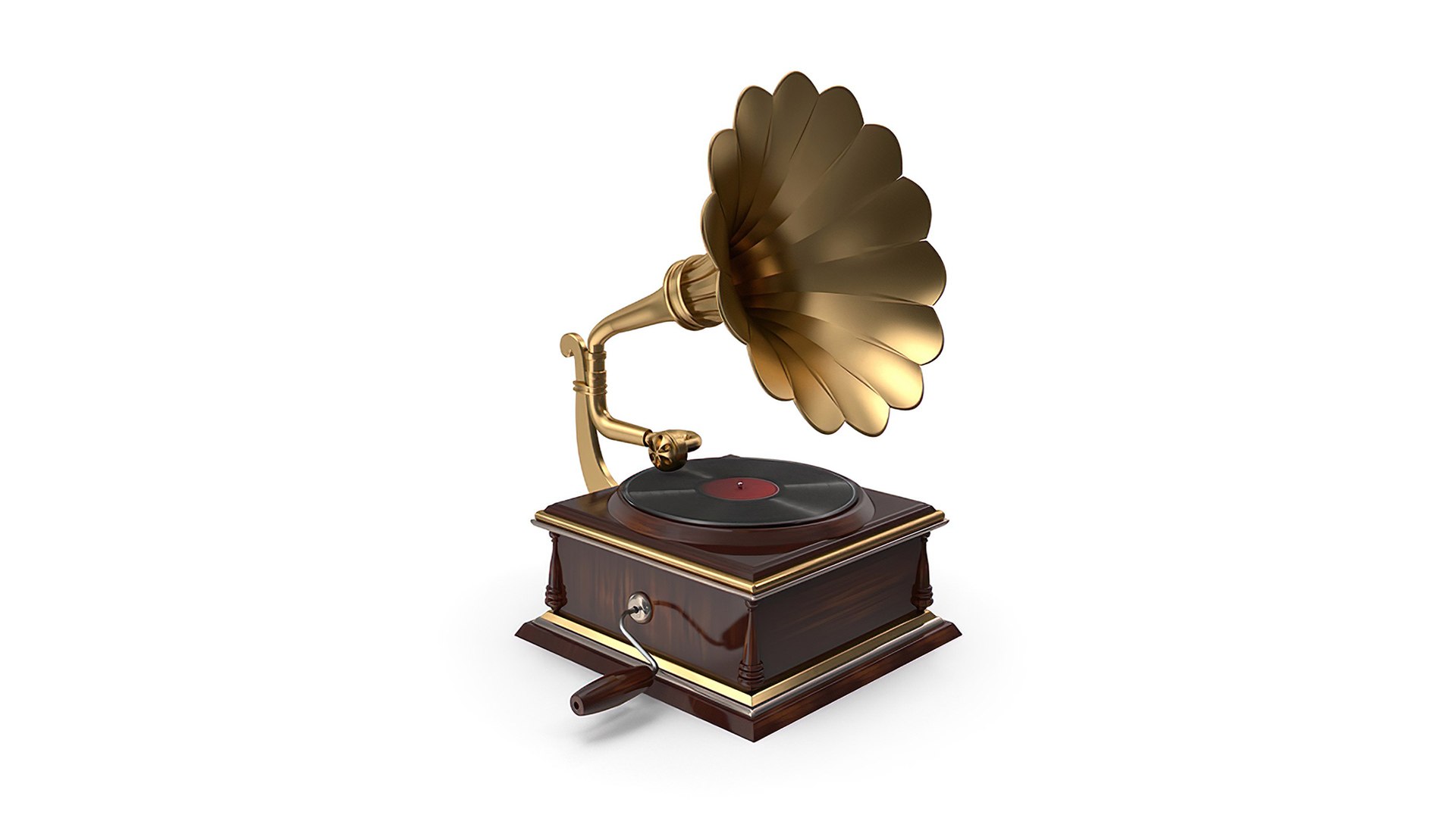 3D Antique Gramophone - TurboSquid 2053945