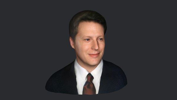 3D Al Gore- Realistic bust head ready - TurboSquid 1970869