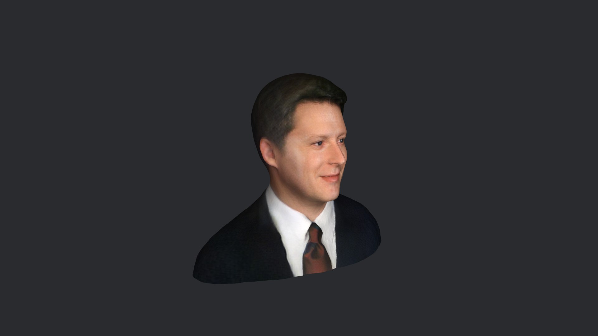 3D Al Gore- Realistic Bust Head Ready - TurboSquid 1970869