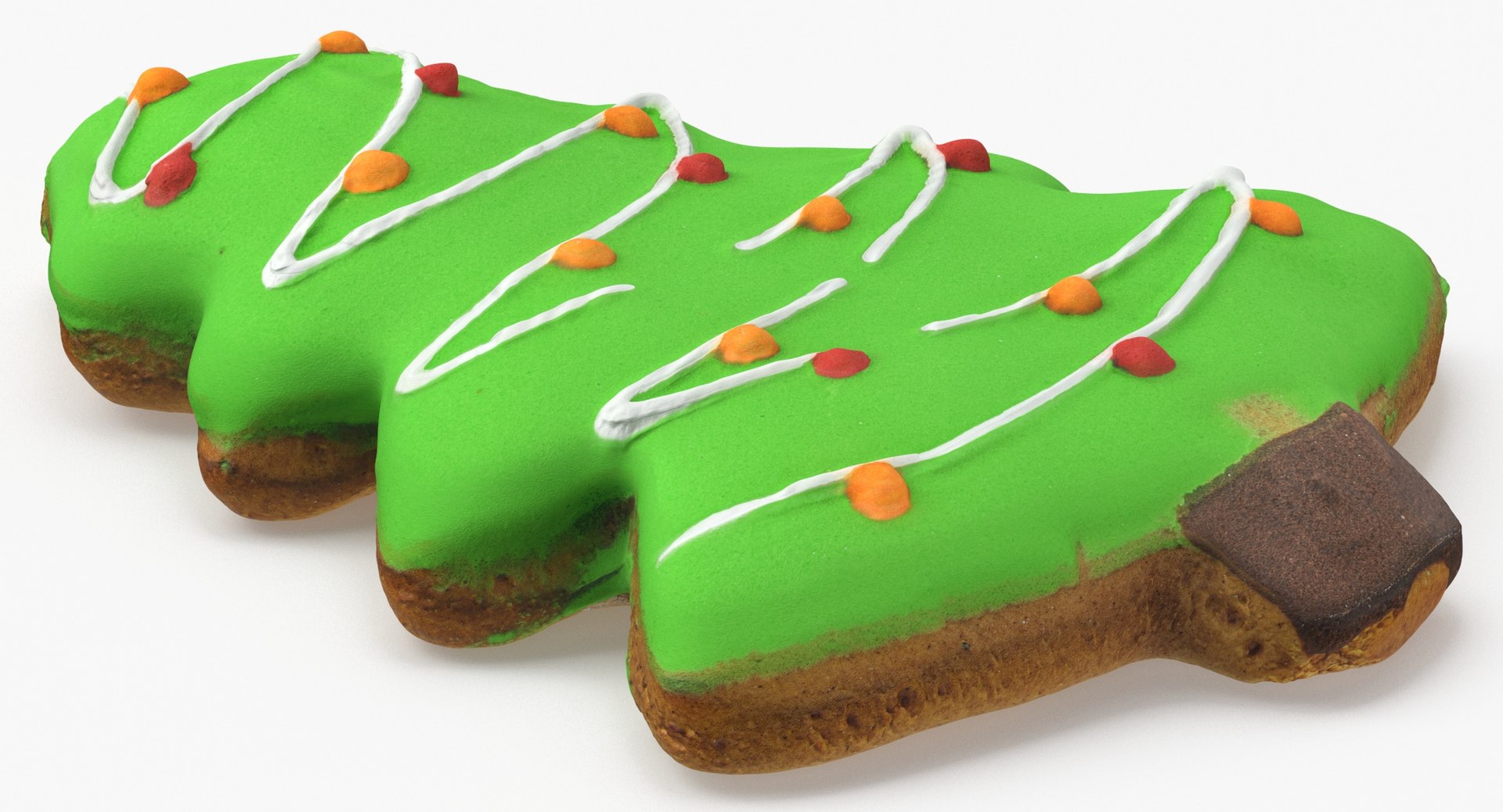 Christmas Tree Gingerbread Cookie 01 3D model - TurboSquid 1972829