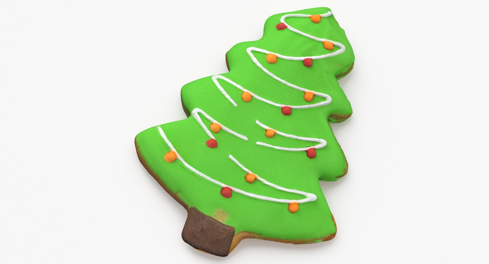 Christmas Tree Gingerbread Cookie 01 3D model - TurboSquid 1972829