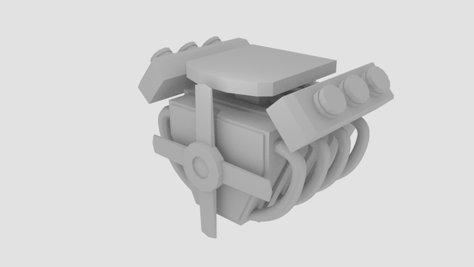 Free Simplengine Simple Engine 3d Model