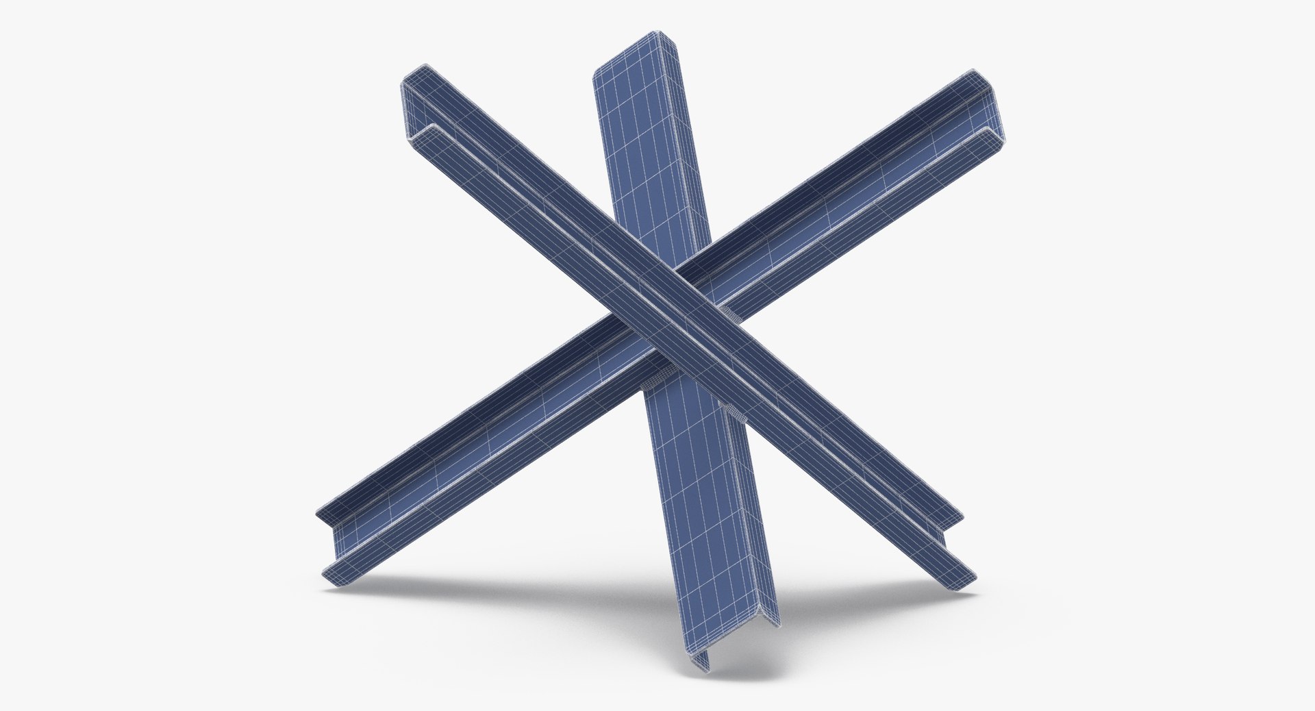 War ii hedgehog obstacles 3D - TurboSquid 1195483