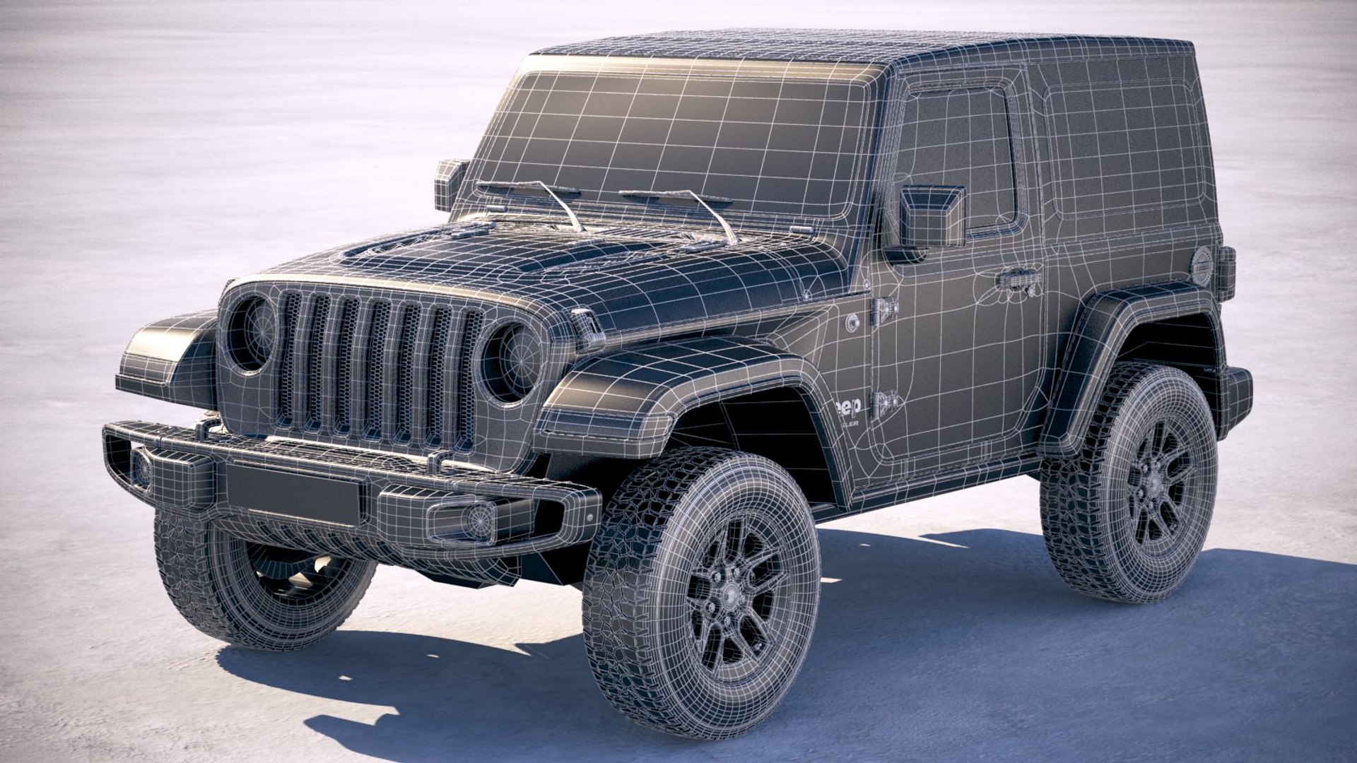3D jeep wrangler rubicon - TurboSquid 1381143