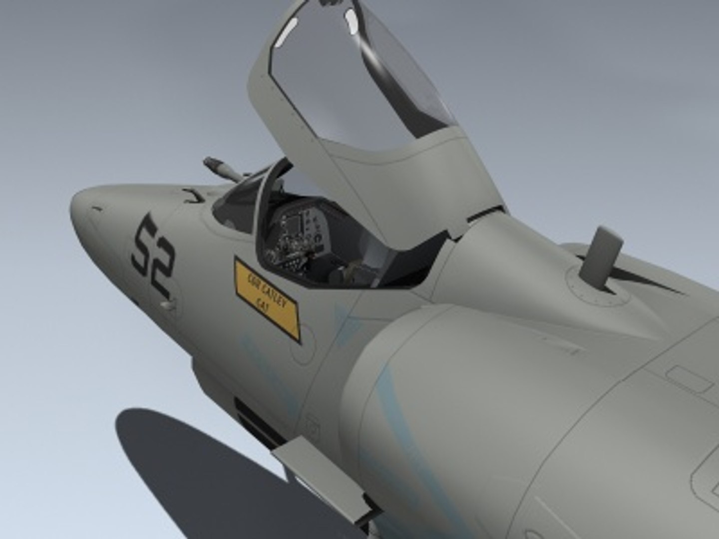 3d A-4e Skyhawk Gun