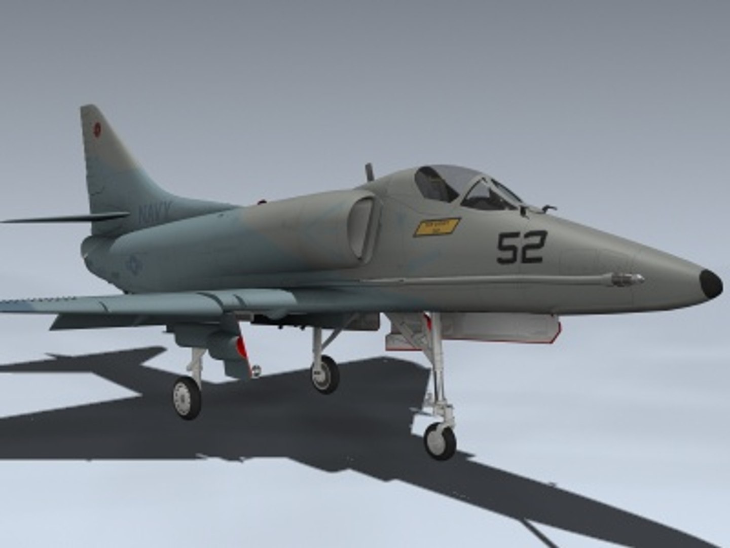 3d A-4e Skyhawk Gun