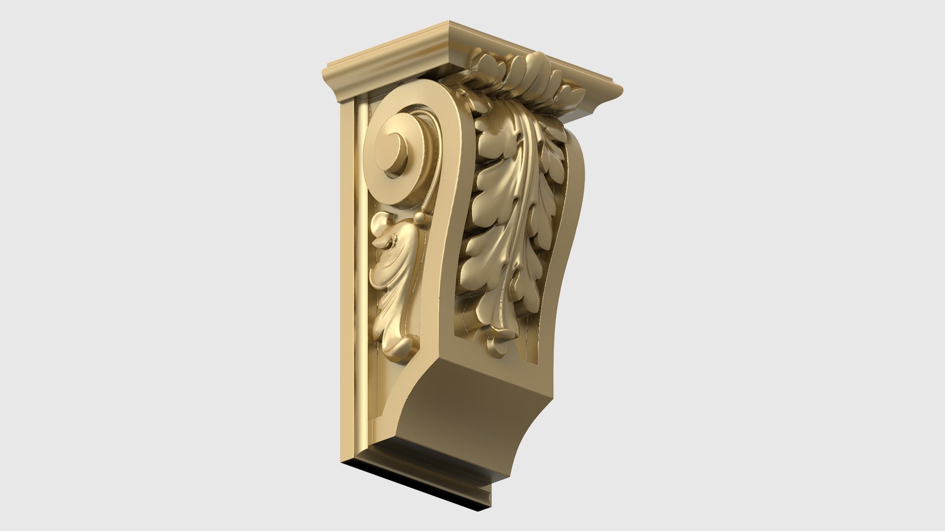 3D Carved Bracket Decorating - TurboSquid 1658785