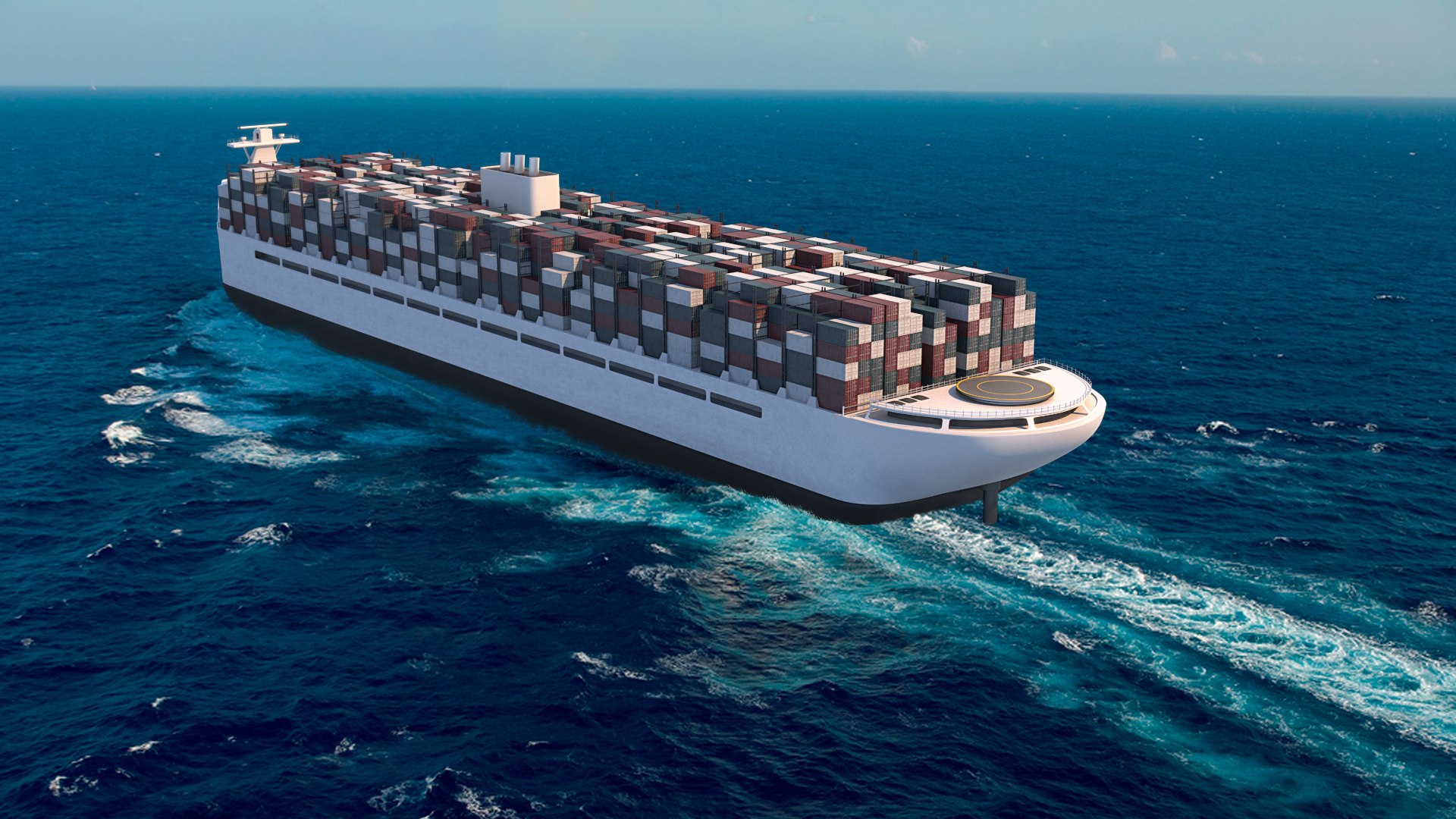 3D Sci-Fi Futuristic Container Ship - TurboSquid 2178443