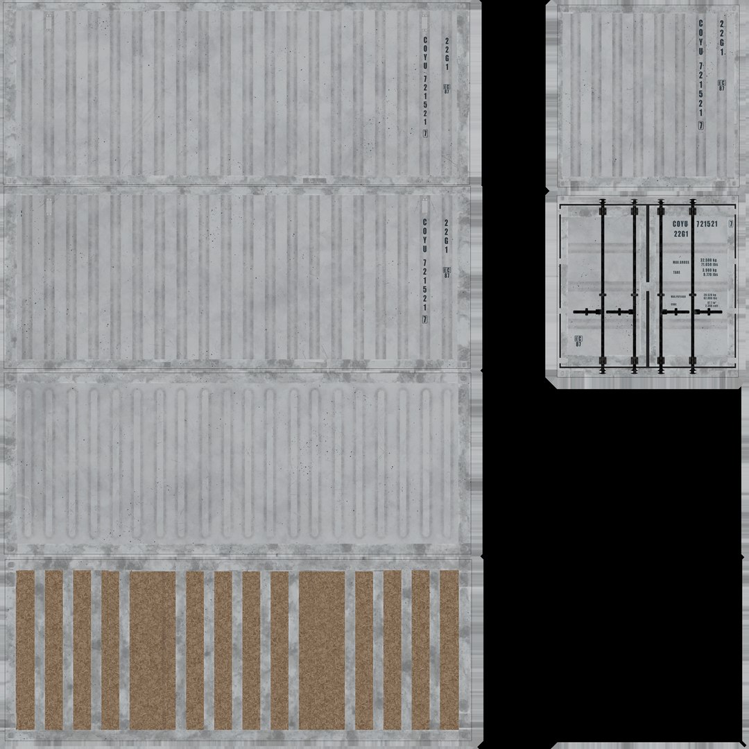 3D Sci-Fi Futuristic Container Ship - TurboSquid 2178443