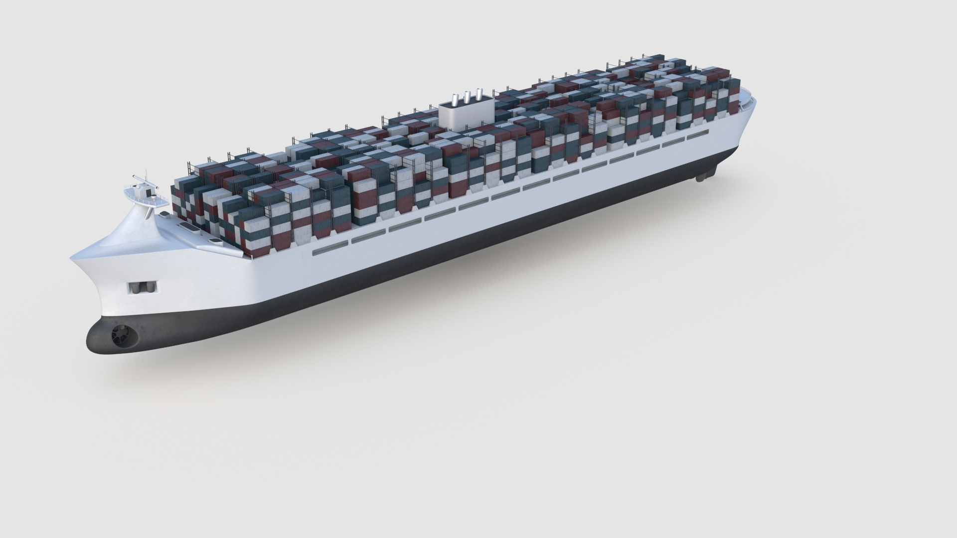 3D Sci-Fi Futuristic Container Ship - TurboSquid 2178443
