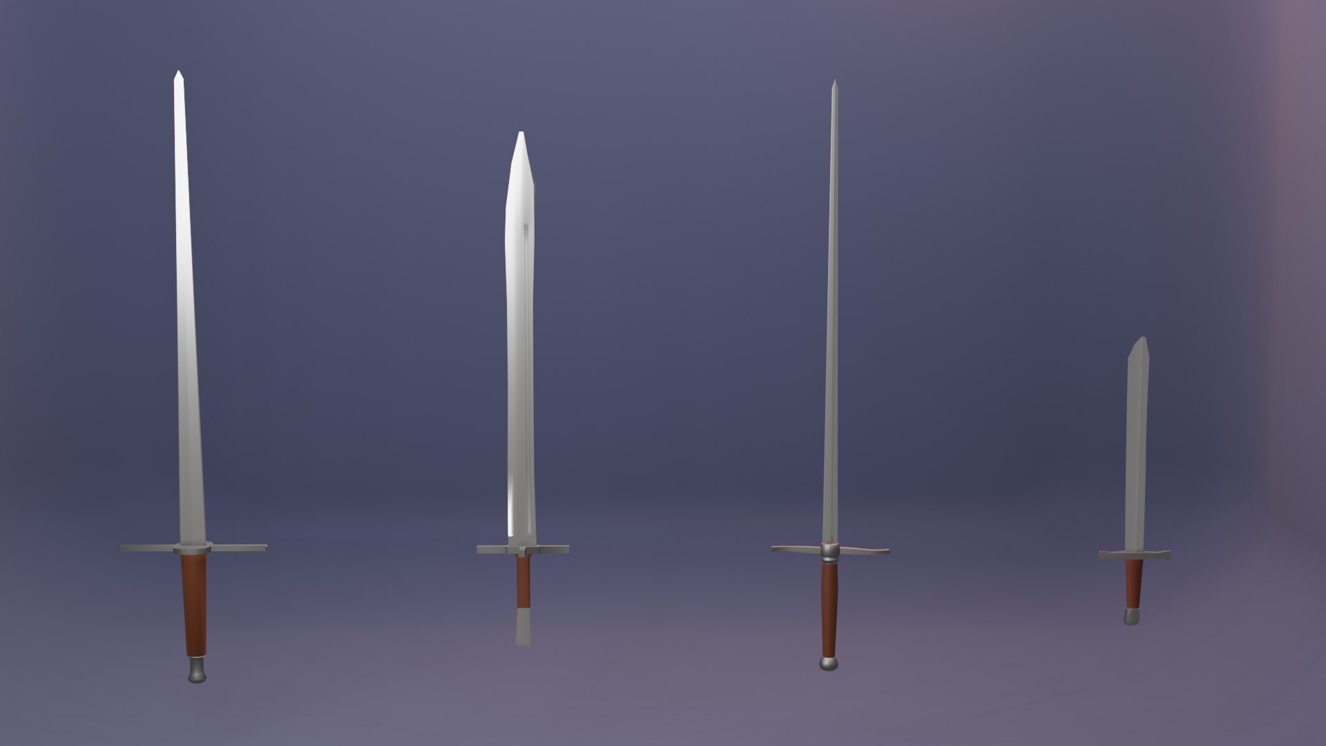 3D Model Low Poly Sword Collection Game Ready - TurboSquid 1973512