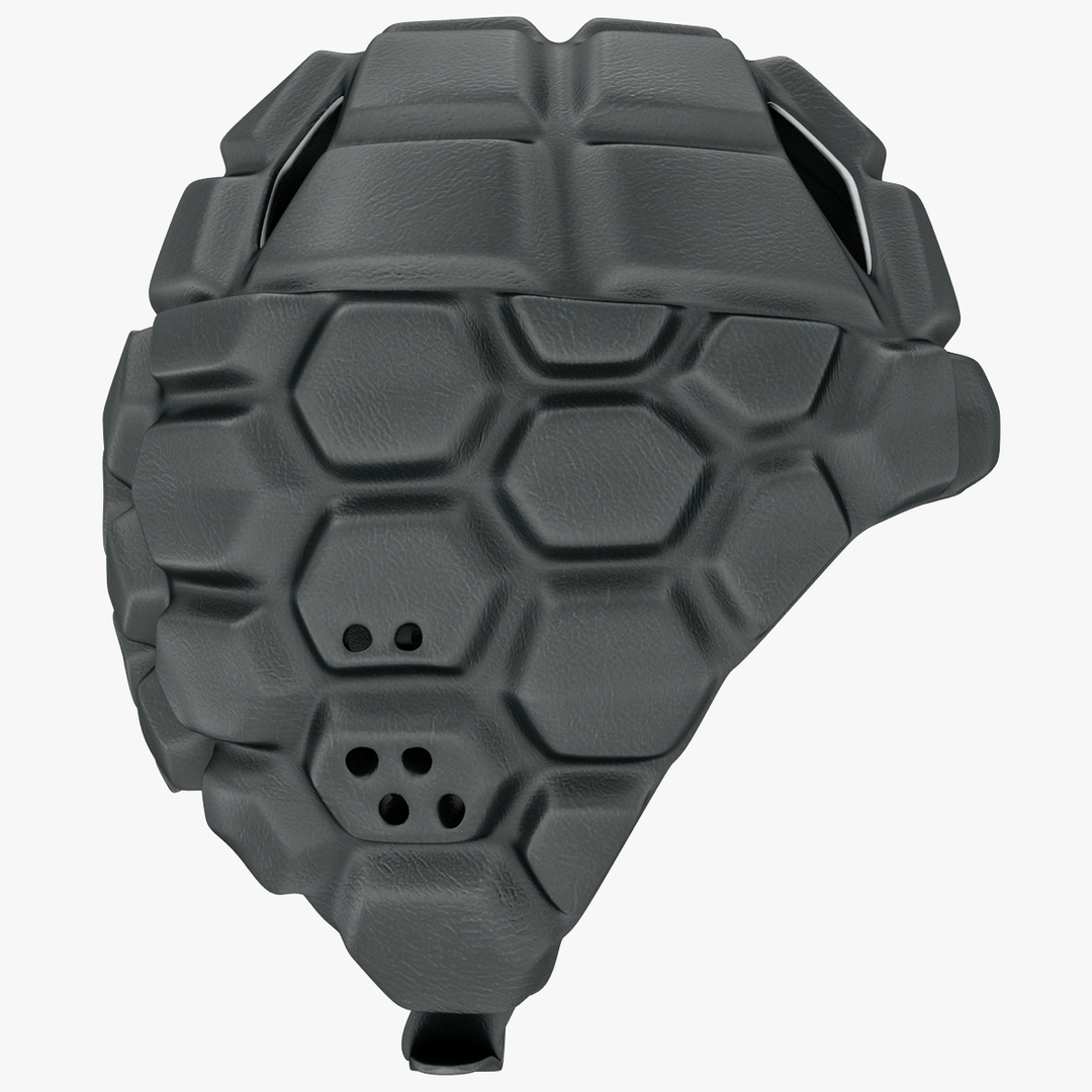 3d rugby helmet model