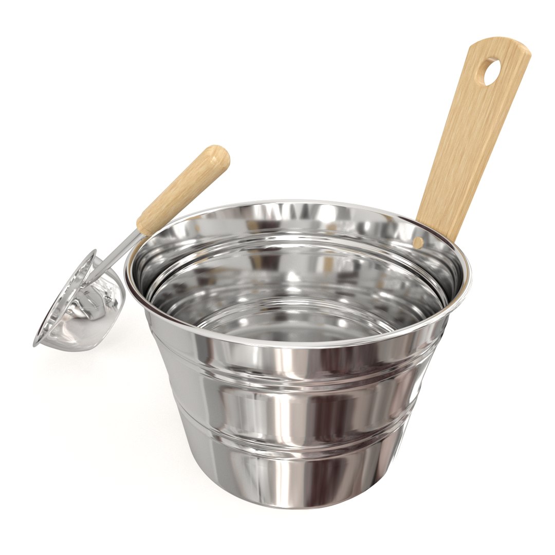 Bucket spoon 3D - TurboSquid 1188943