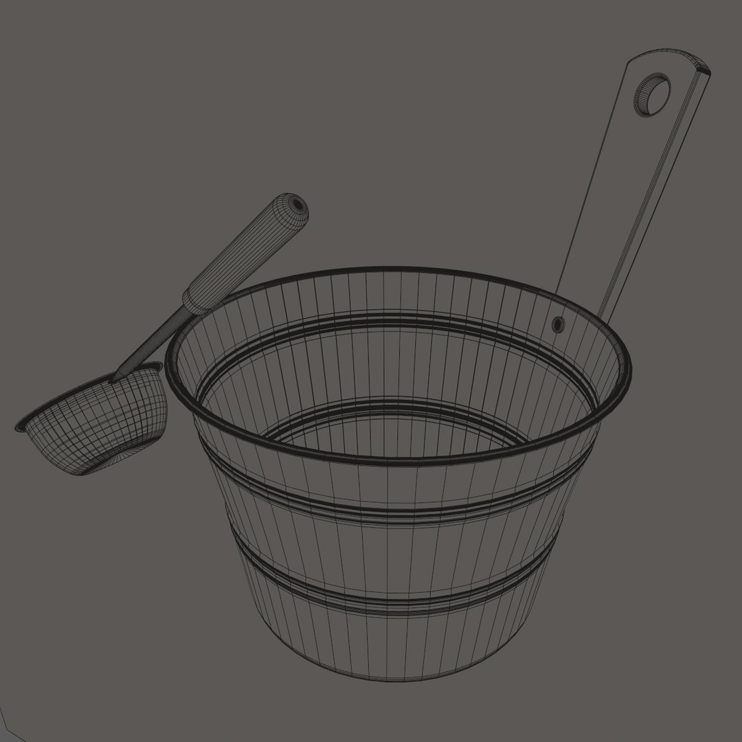 Bucket spoon 3D - TurboSquid 1188943