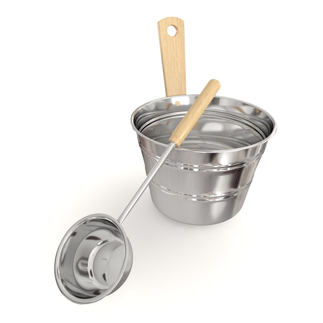 Bucket spoon 3D - TurboSquid 1188943