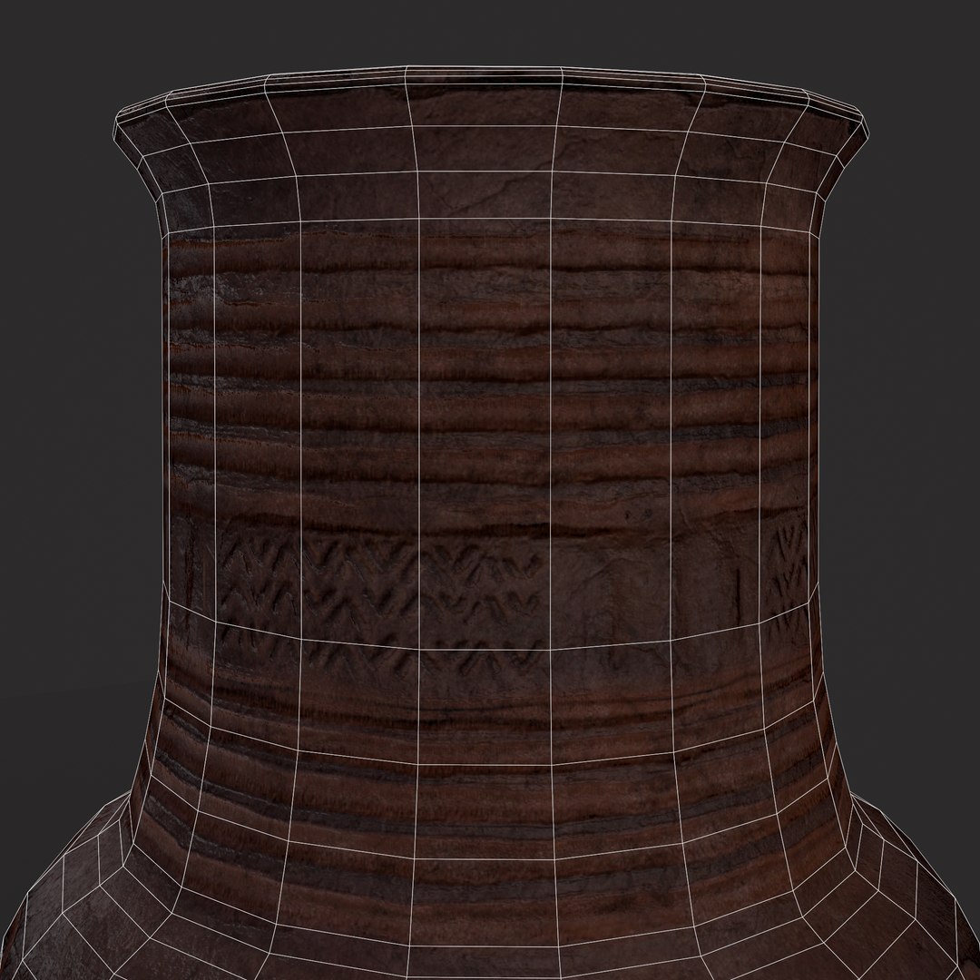 3D model Rustic Clay Hydria - TurboSquid 1842227