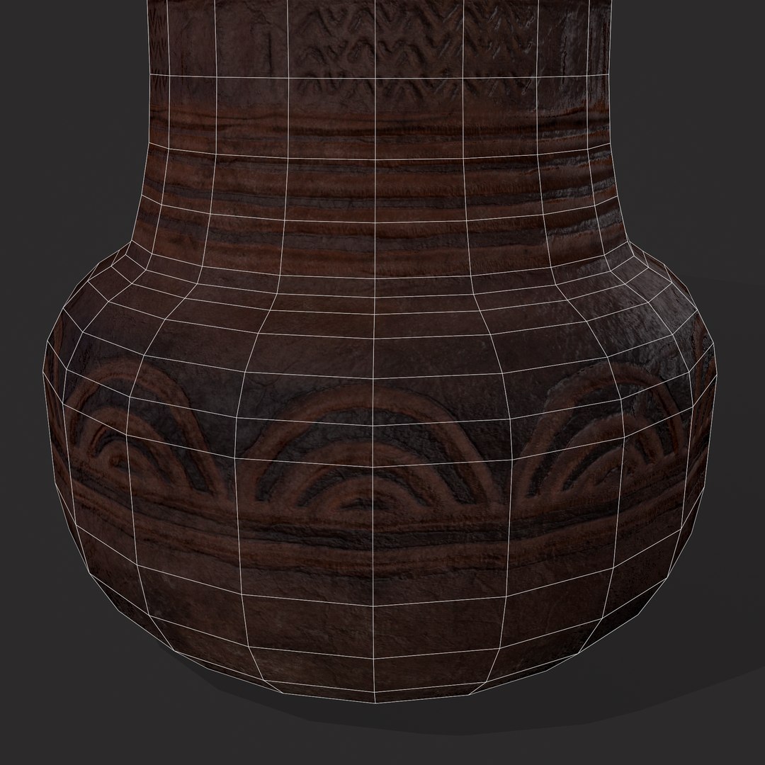 3D model Rustic Clay Hydria - TurboSquid 1842227