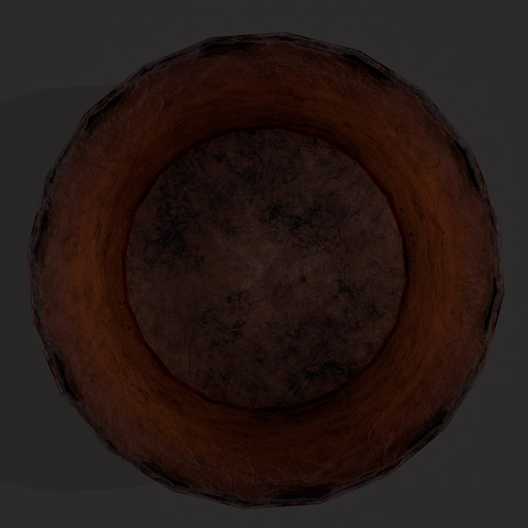 3D model Rustic Clay Hydria - TurboSquid 1842227