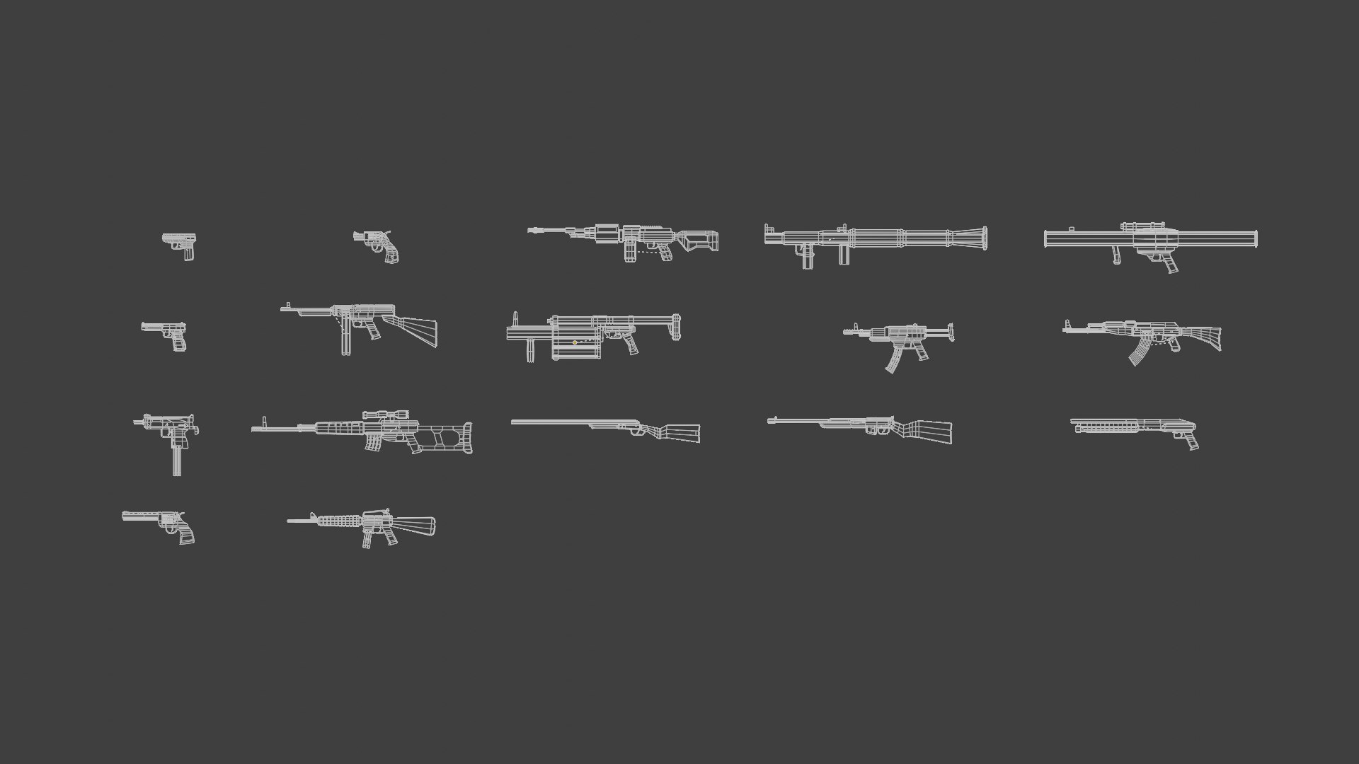 3D Gun Weapon Explosive Model - TurboSquid 1682056