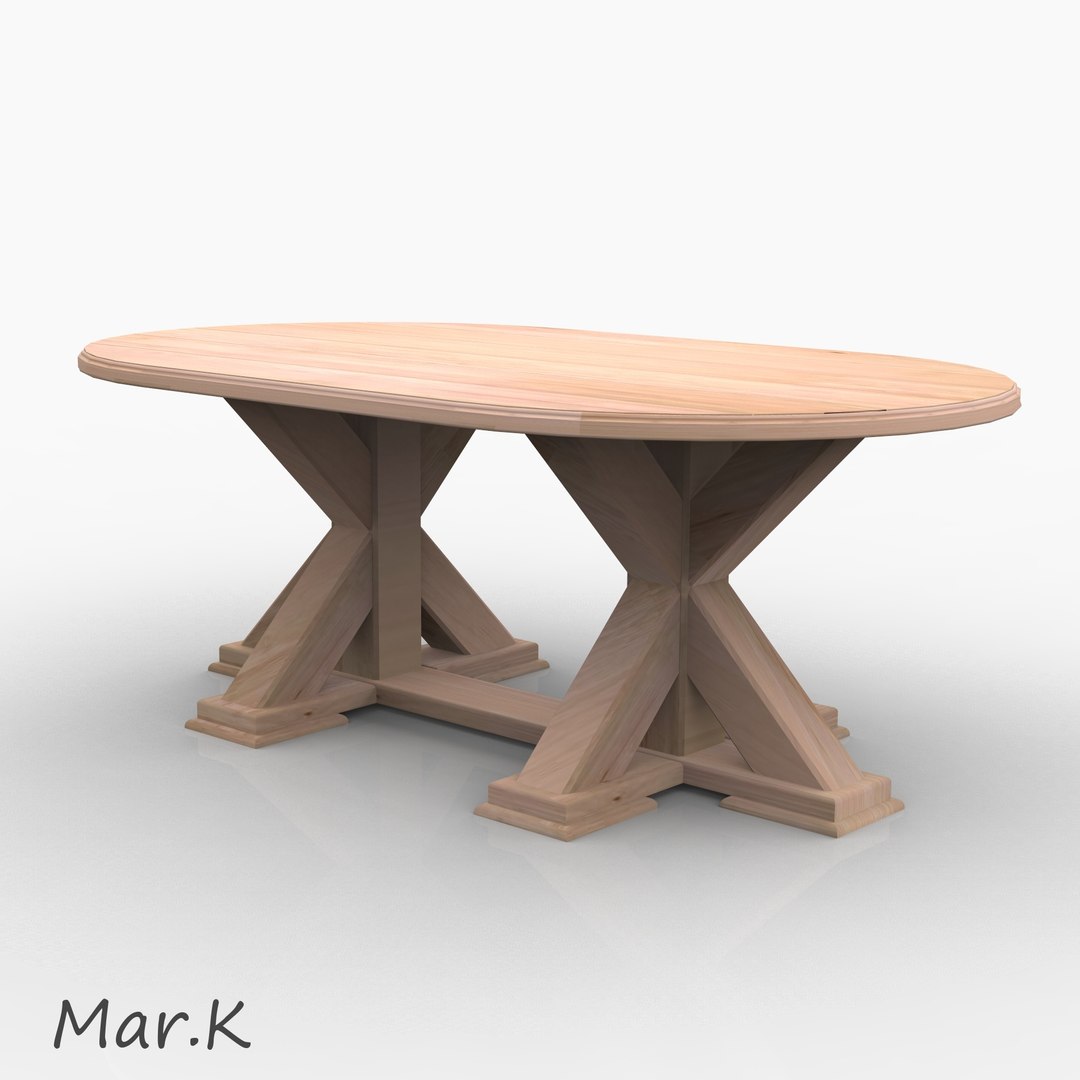 3d model dinner table