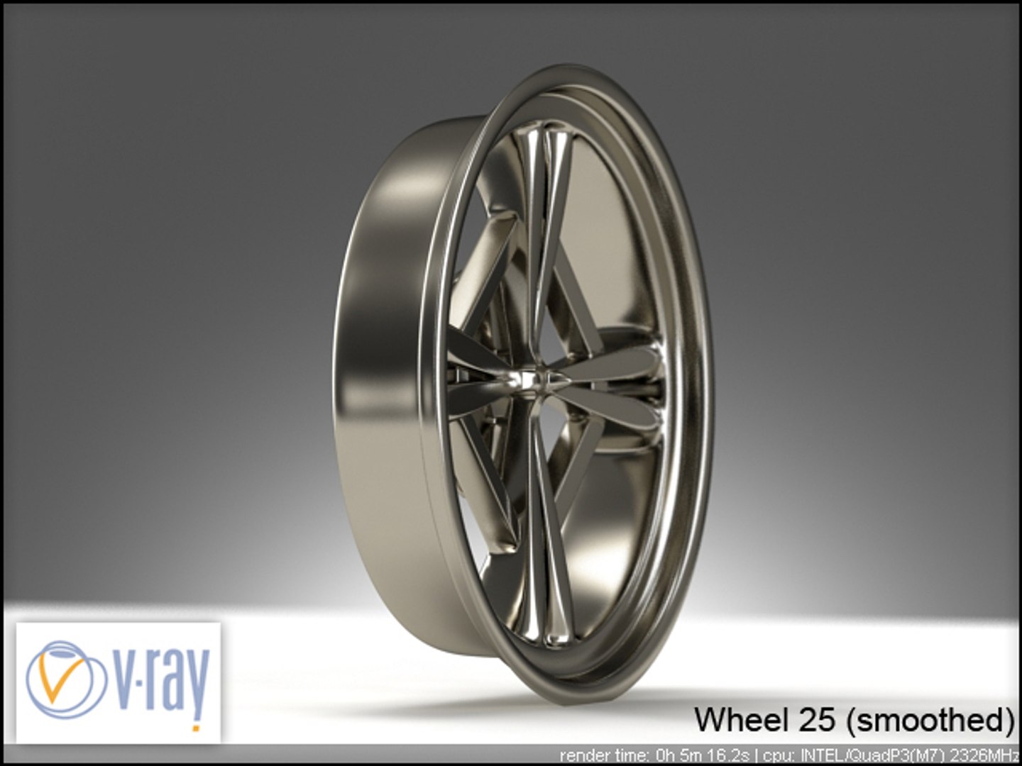 Wheel 25 3d Model
