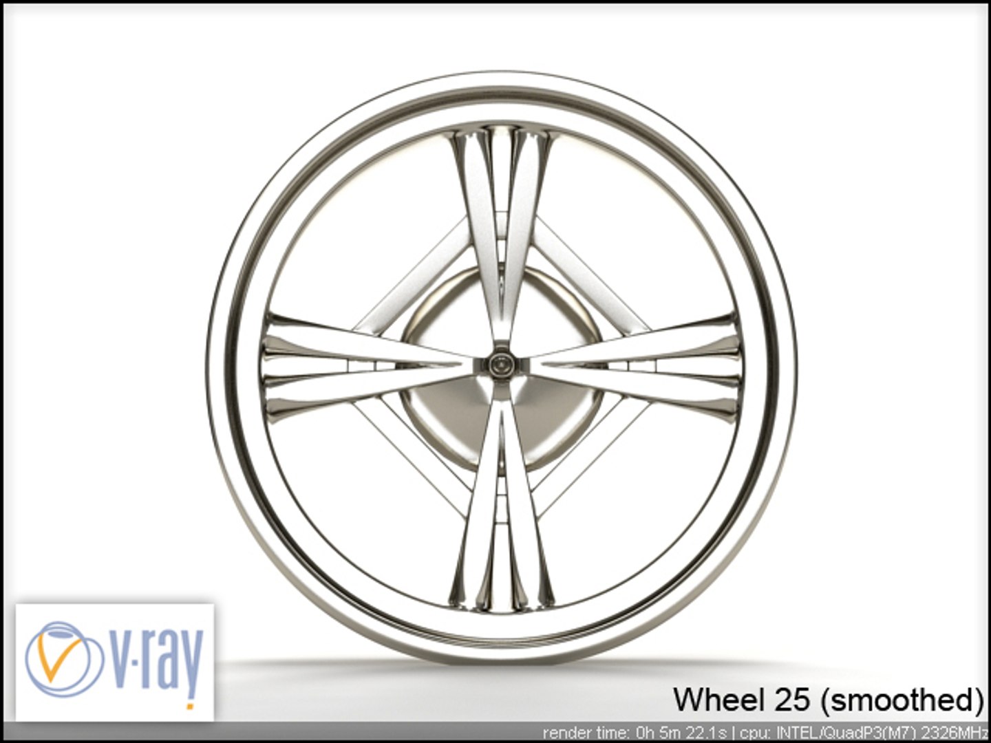 Wheel 25 3d Model