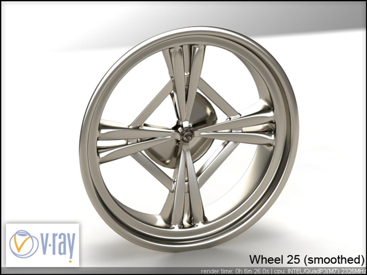 Wheel 25 3d Model