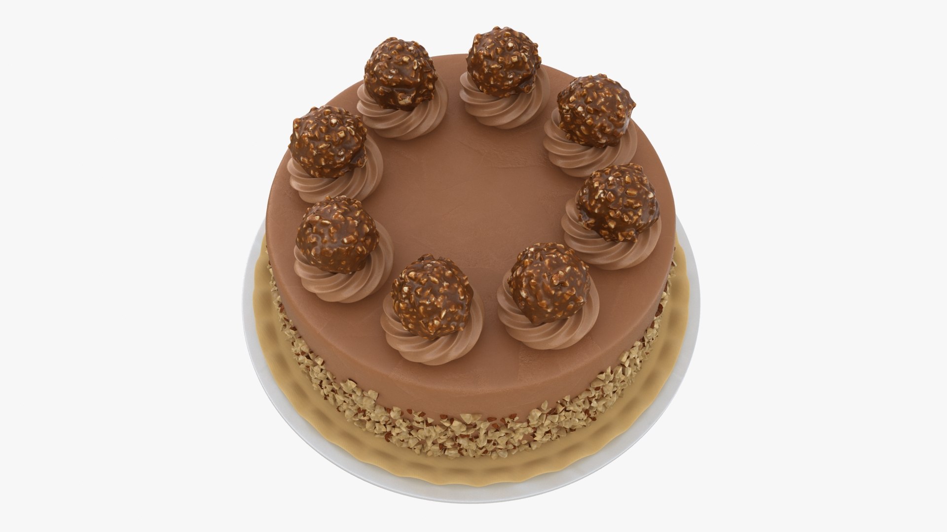 Ferrero Rocher Cake 3D model - TurboSquid 2026560