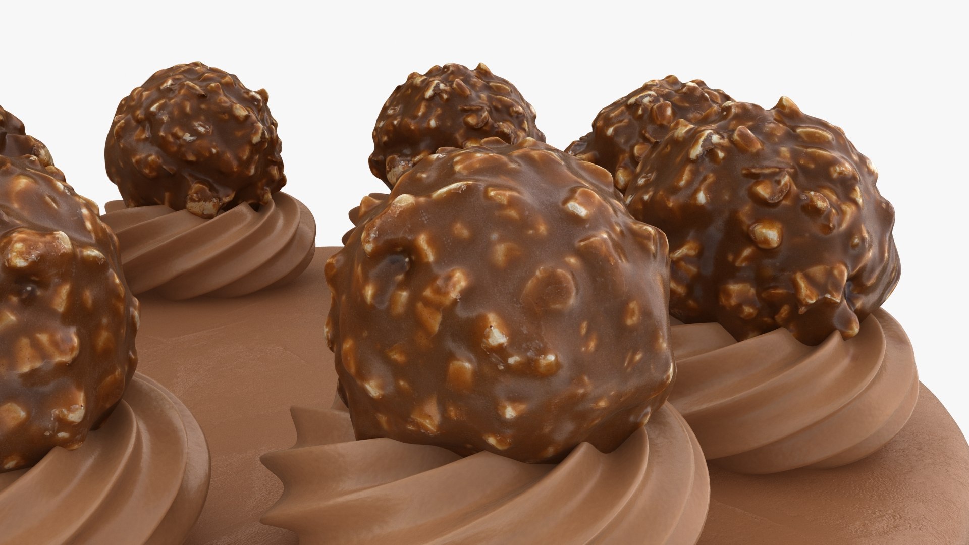 Ferrero Rocher Cake 3D model - TurboSquid 2026560