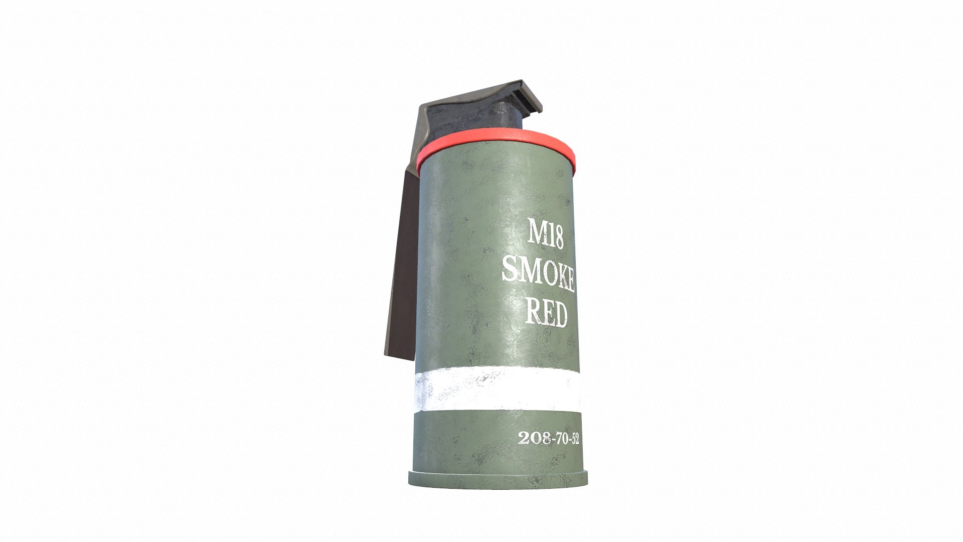 3D Smoke Grenade Model - TurboSquid 2431337