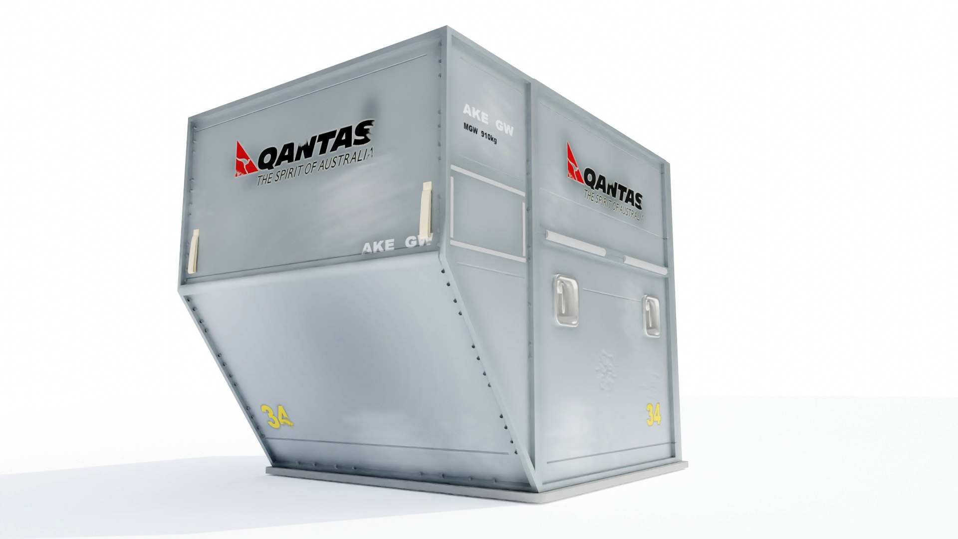 LD3 Cargo Container 3D Model - TurboSquid 2145303