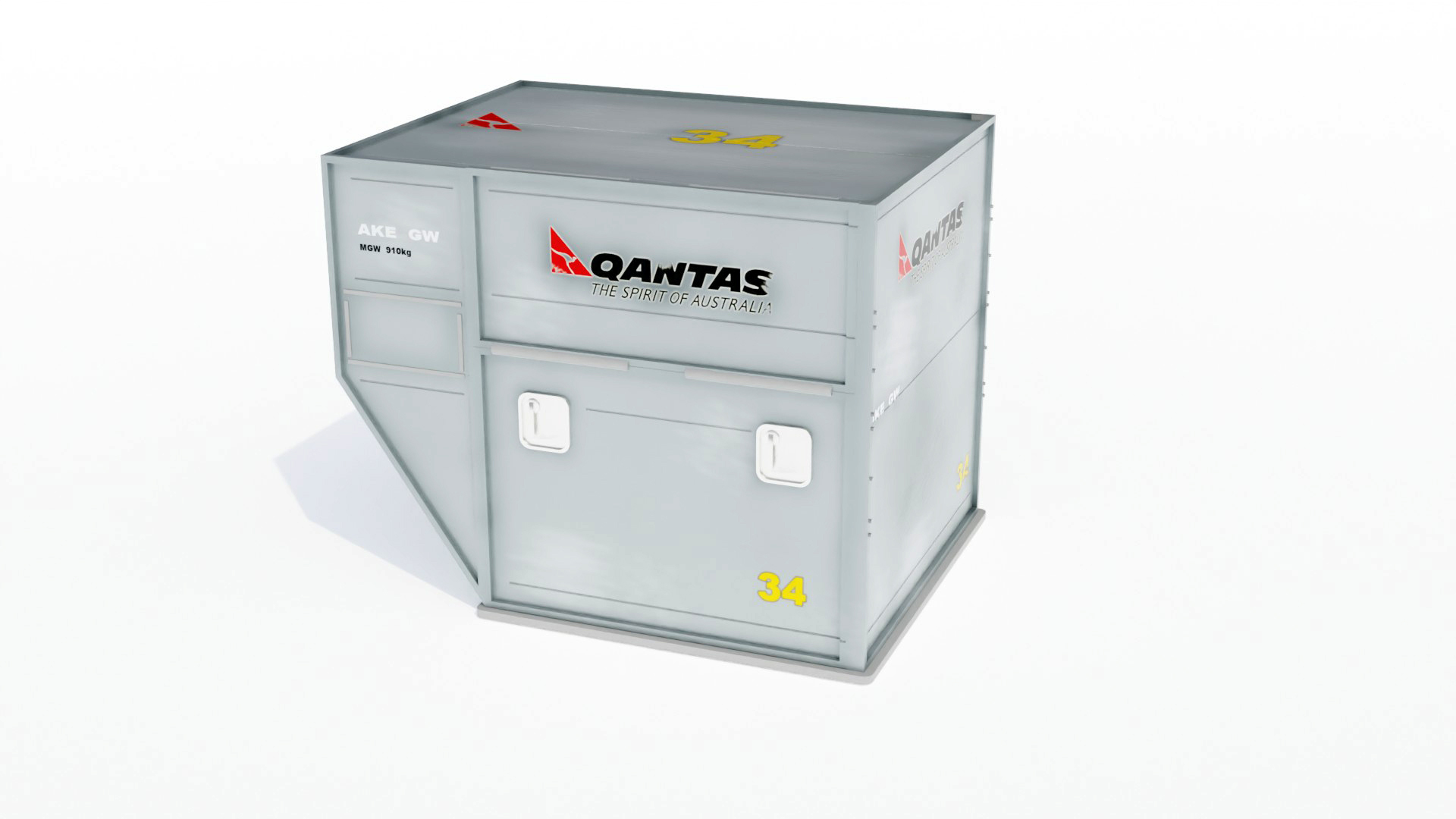 LD3 Cargo Container 3D Model - TurboSquid 2145303