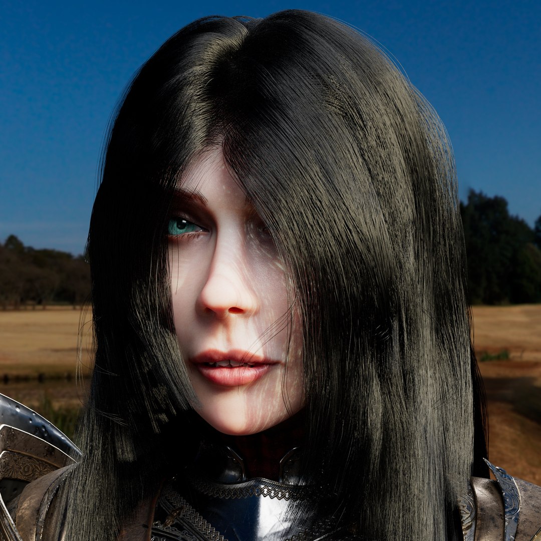 3D Femaler Knight Full Plate Cinematic - TurboSquid 2034670