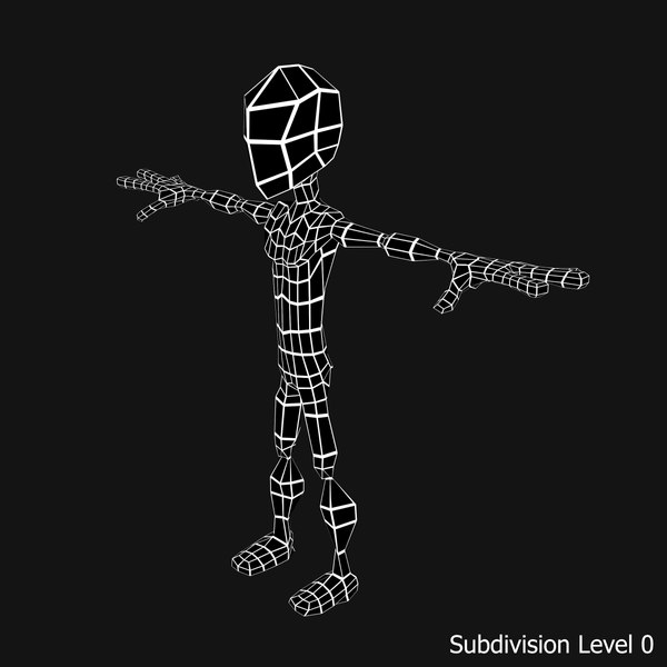 neutral character obj