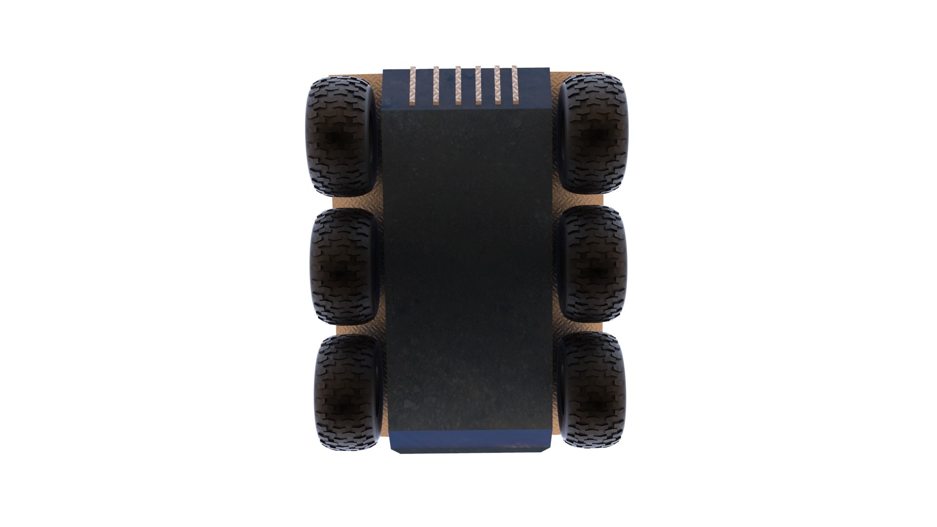 3d Model Car Military Platform