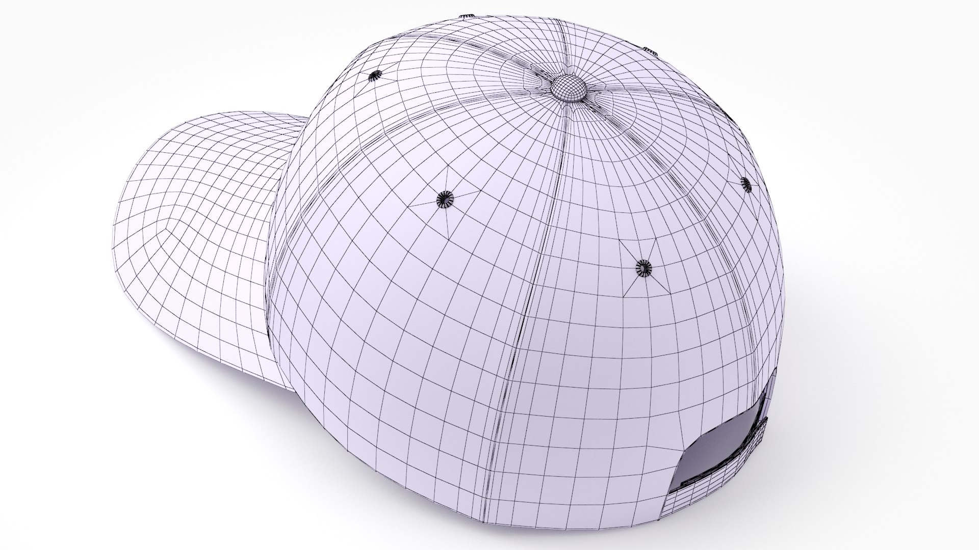 3D Police Baseball Cap Model - TurboSquid 2292821