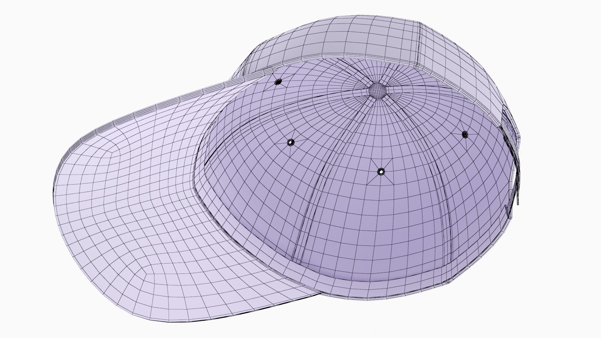 3D Police Baseball Cap Model - TurboSquid 2292821