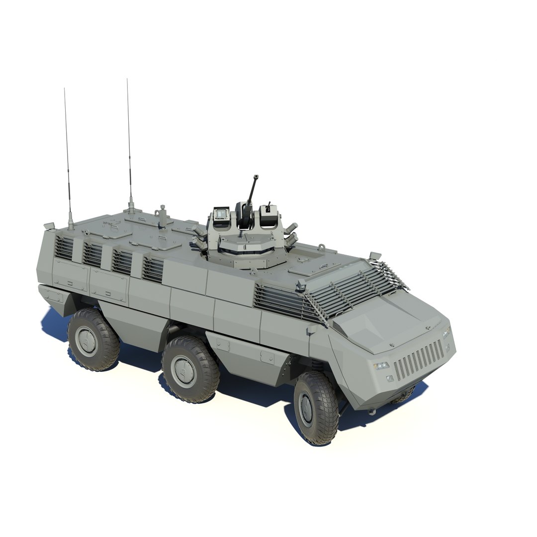 Mbombe Armoured Fighting 3D Model - TurboSquid 1203127