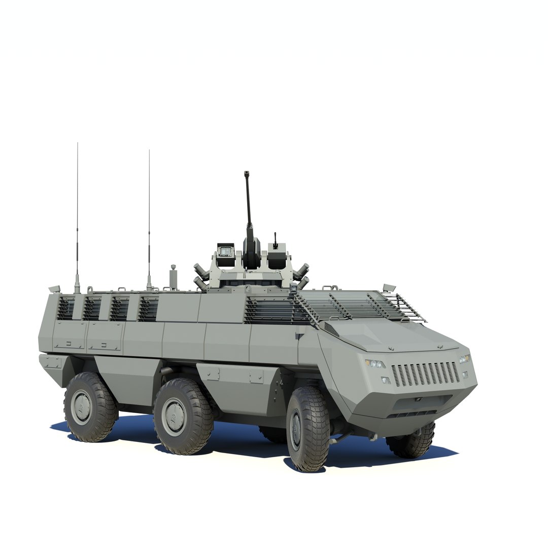 Mbombe Armoured Fighting 3D Model - TurboSquid 1203127