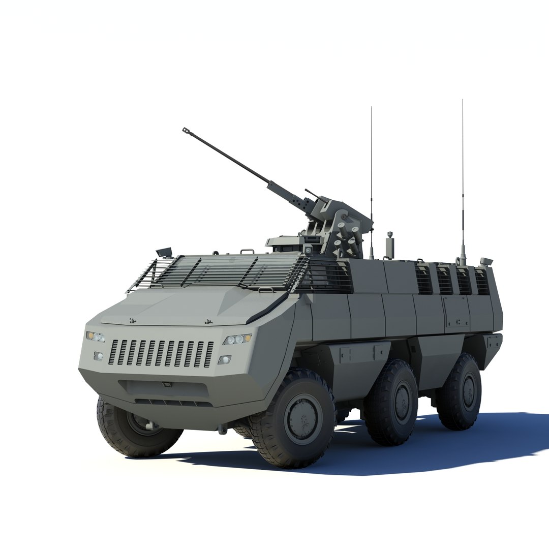 Mbombe Armoured Fighting 3D Model - TurboSquid 1203127
