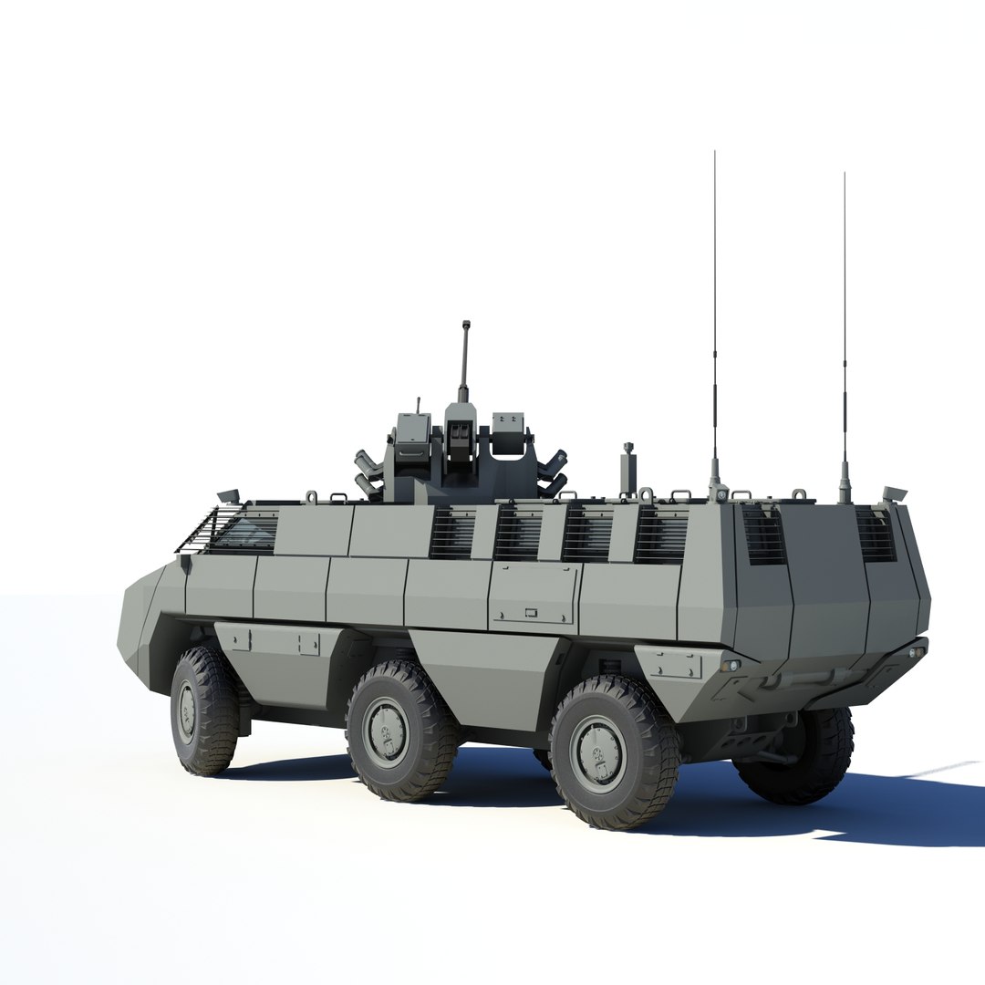 Mbombe Armoured Fighting 3D Model - TurboSquid 1203127
