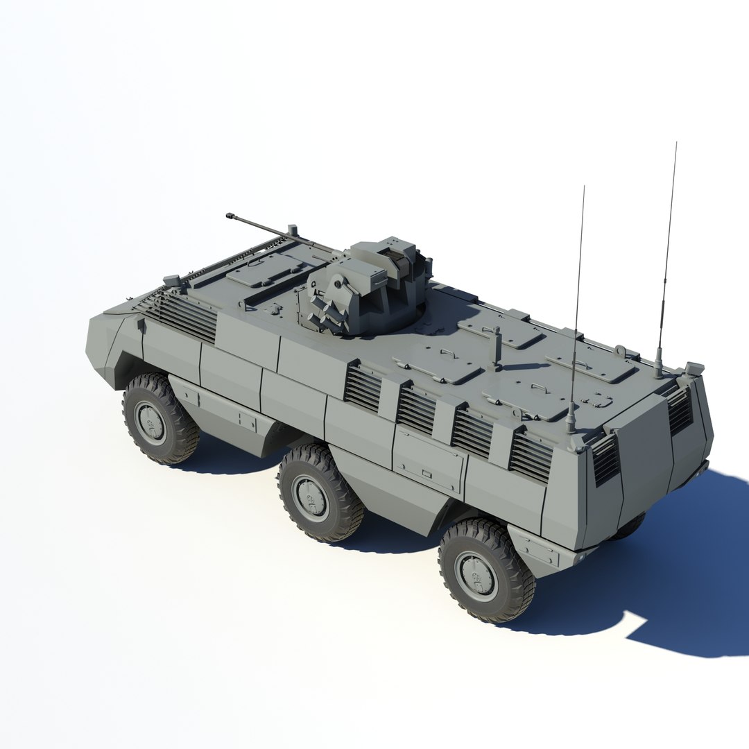 Mbombe Armoured Fighting 3D Model - TurboSquid 1203127